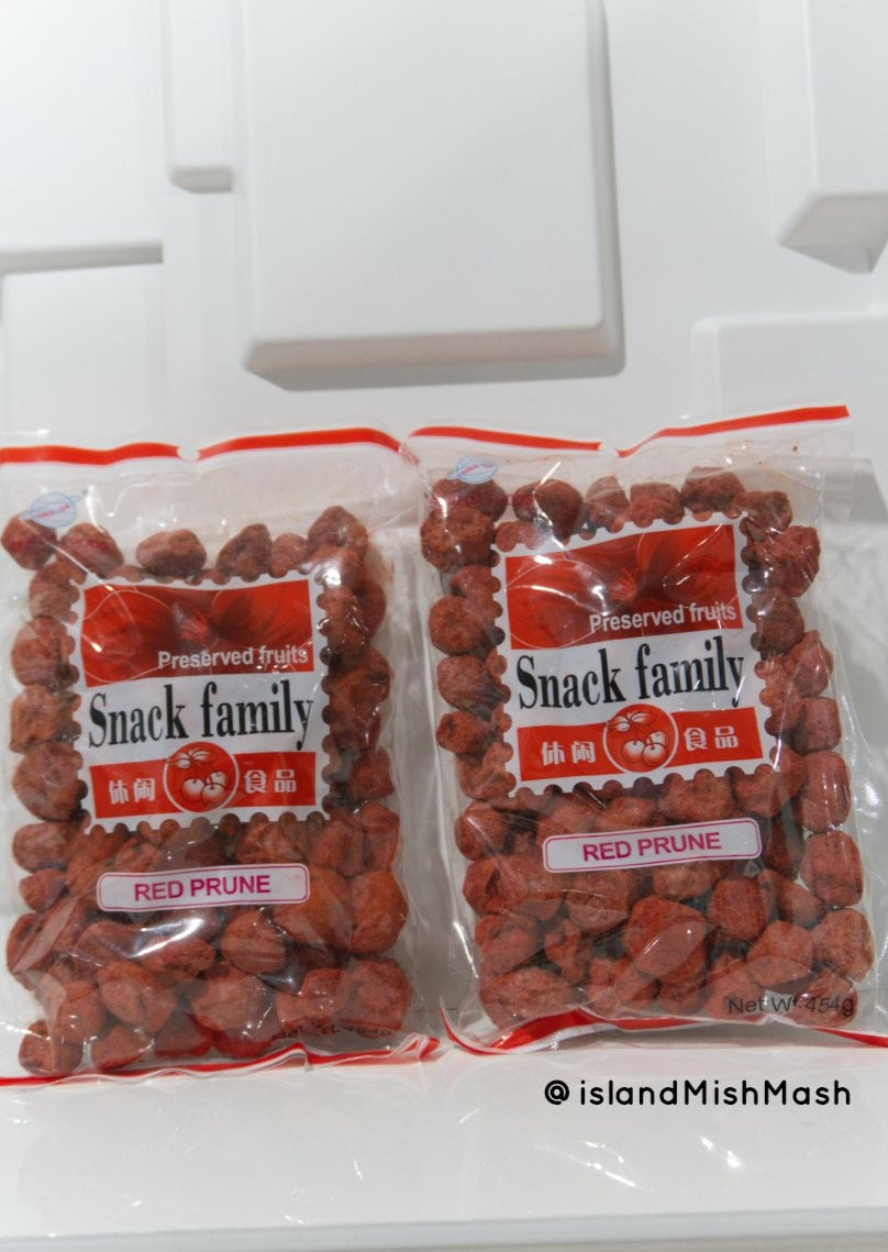 Snack Family Preserved Fruits - Red (salted ) Prune - 16 oz – island ...