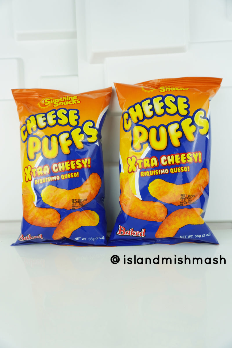 Sunshine Snacks Cheese Puffs - Xtra Cheesy - 2 PACK – island MishMash